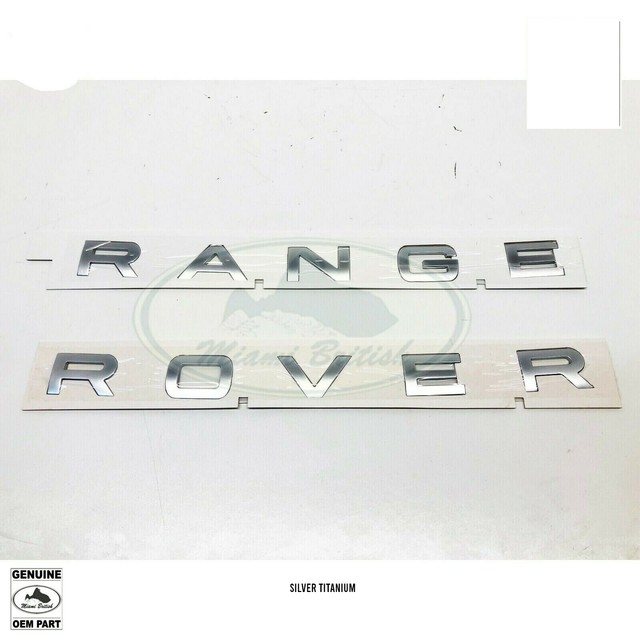 Land Rover Hood Decal Sticker "range Rover" 13-16 Lr088862 Lr066696 OEM ...