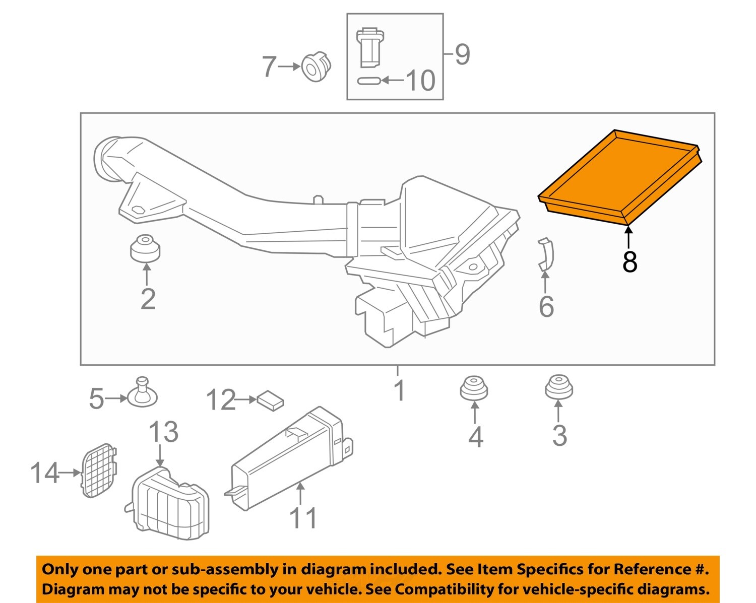 BMW 13717602643 Genuine OEM Factory Original Air Filter for sale online ...