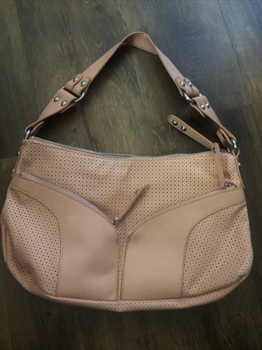 ANA womens peach colored handbag/ purse-short handled | eBay