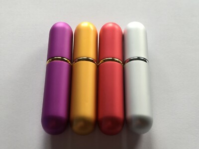 NEW Aluminum/Glass Refillable Essential Oil Aromatherapy Perfume ...