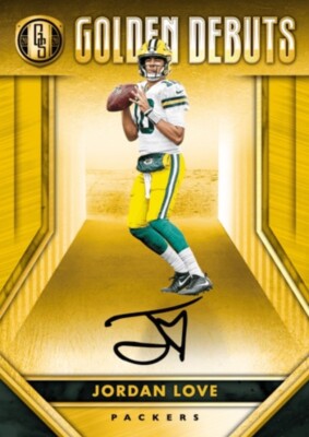 2020 Gold Standard Jordan Love Rookie Debuts Auto RC NFL Blitz Digital ...