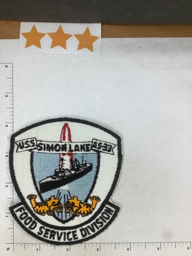 US NAVY USS SIMON LAKE FOOD SERVICE PATCH | eBay
