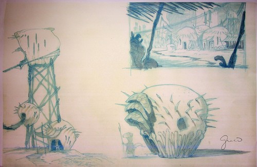 Wreck-It Ralph (Joe Jump) SIGNED Dennis Greco Production Background ...