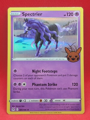 Pokémon TCG Spectrier Trick Or Trade 2023 081/196 Holo Rare e_S | eBay