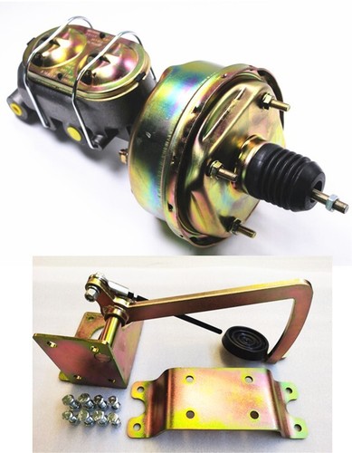 For 1928-1931 Ford Bolt On Frame Mount 7"Single Power Brake Booster Kit ...