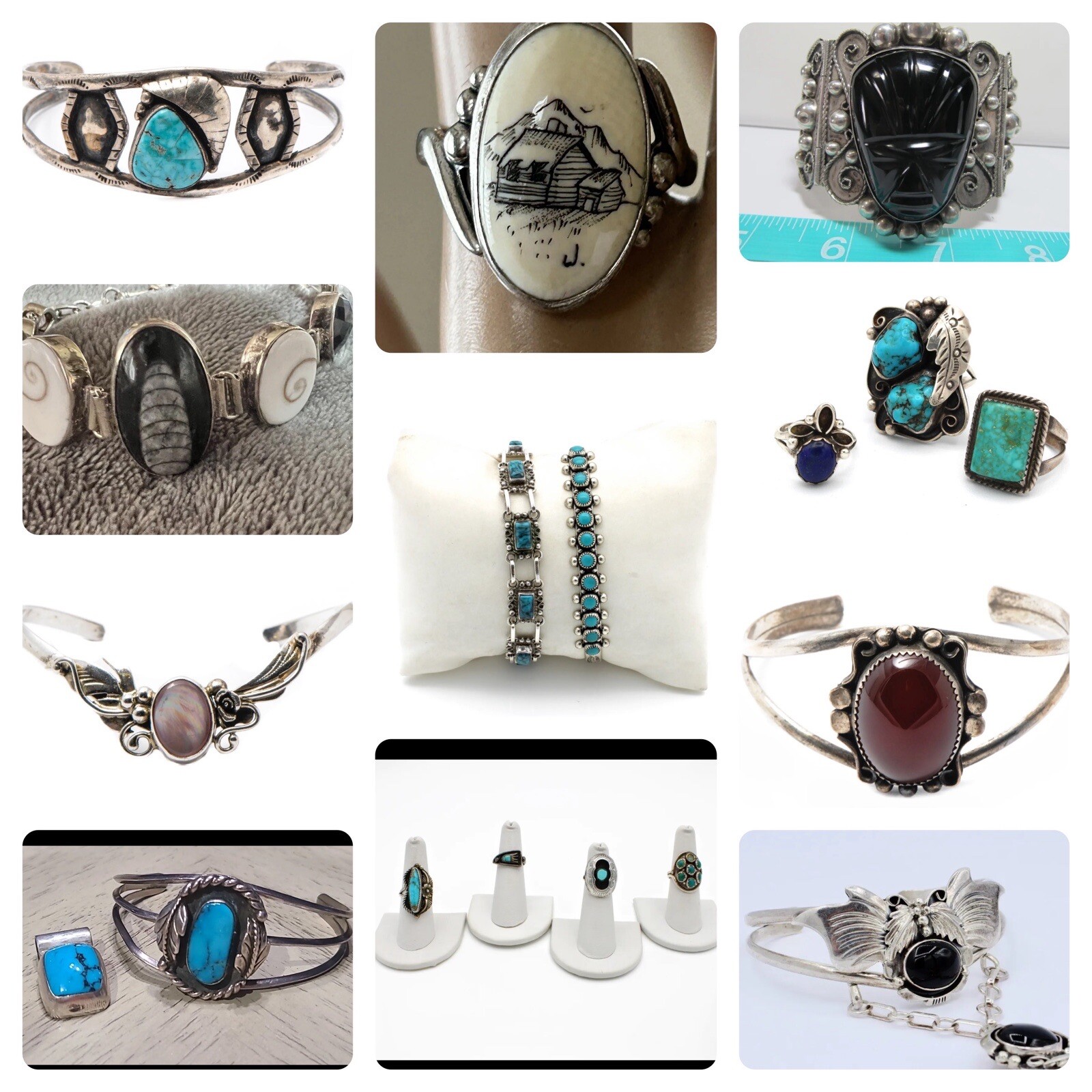 Wholesale Vintage Sterling Jewelry Lot! 50 Grams! ALL RESALE NO SCRAP ...