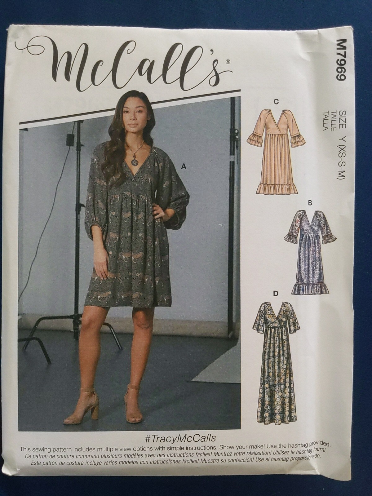 McCall's M7969 Sewing Pattern Dress Sizes L XL XXL Uncut 7969 for sale ...