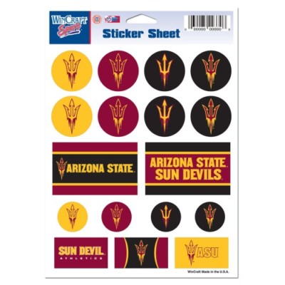 Arizona State Sun Devils Vinyl Die-Cut Sticker Set / Decal Sheet *Free ...