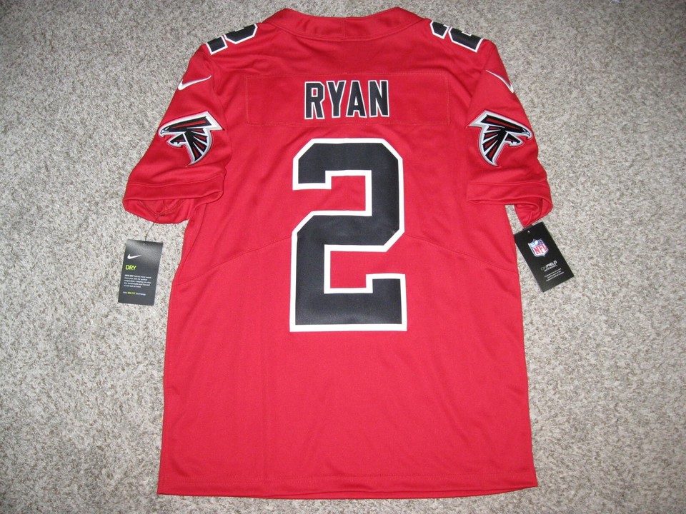 Matt Ryan Atlanta Falcons Men's 2XL & 3XL Red Nike Color Rush Limited ...