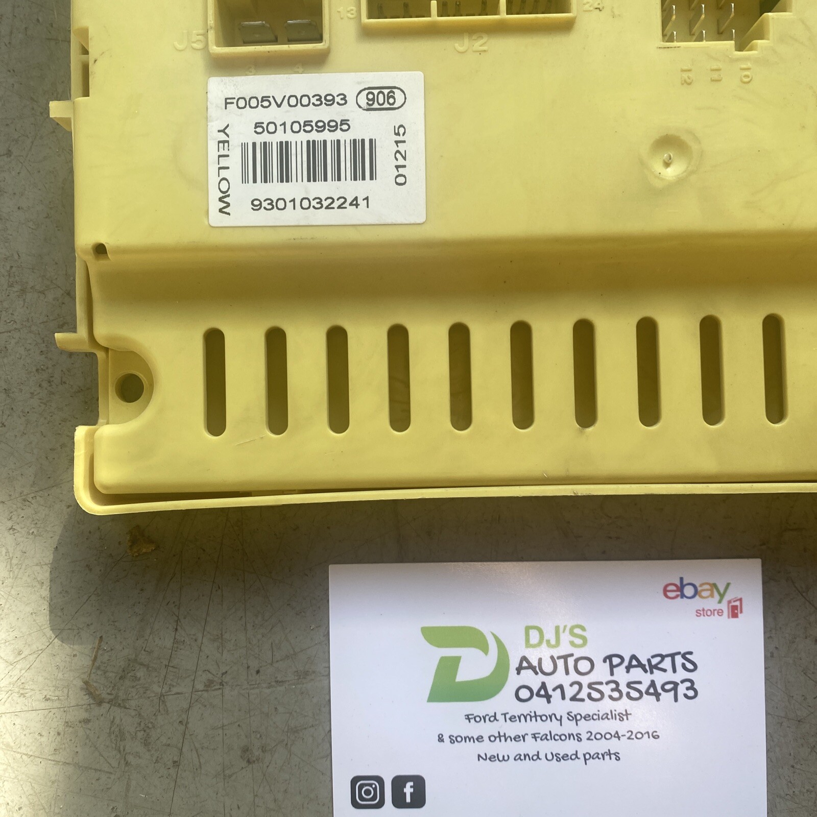 FORD SX SY SY2 TURBO GHIA FALCON TERRITORY BODY CONTROL MODULE BCM ...