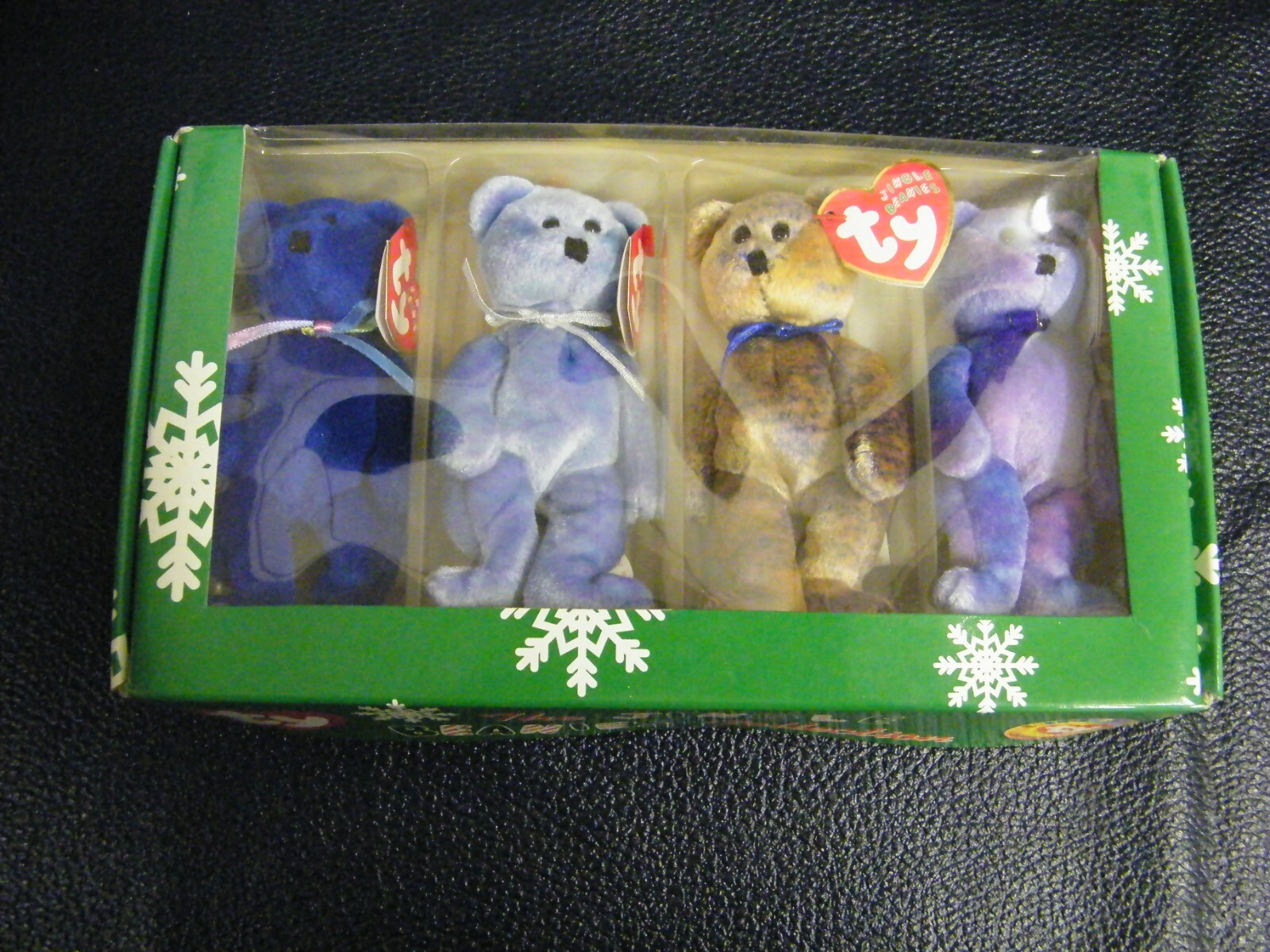 Ty Beanie Babies The Jingle Beanies Collection Of 4 Christmas Hanging ...
