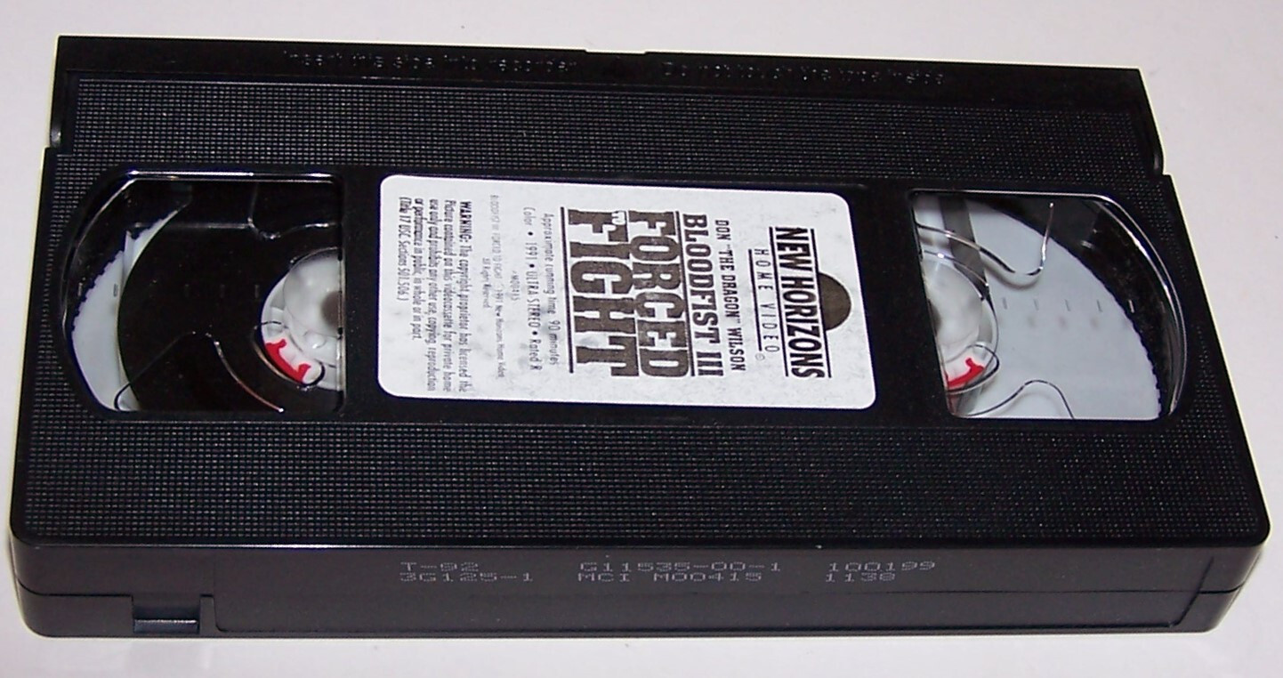1991 Bloodfist III Forced to Fight VHS New Horizons - Bloodfist ...