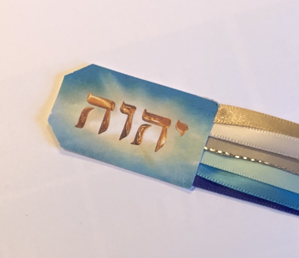 3 Bookmark Ribbons YHWH Jehovah Gods name Bible Journal JW.org Gift ...