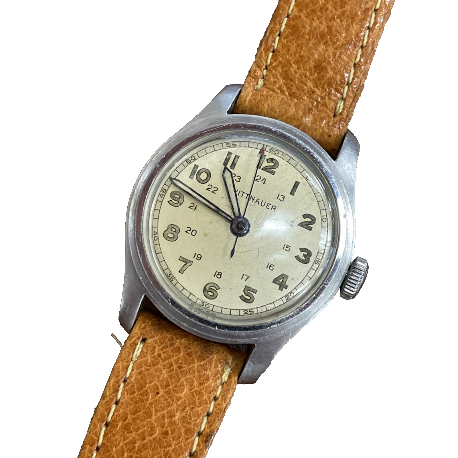 Wittnauer World War II Watch 15 Jewel Swiss Rare Move… - Gem