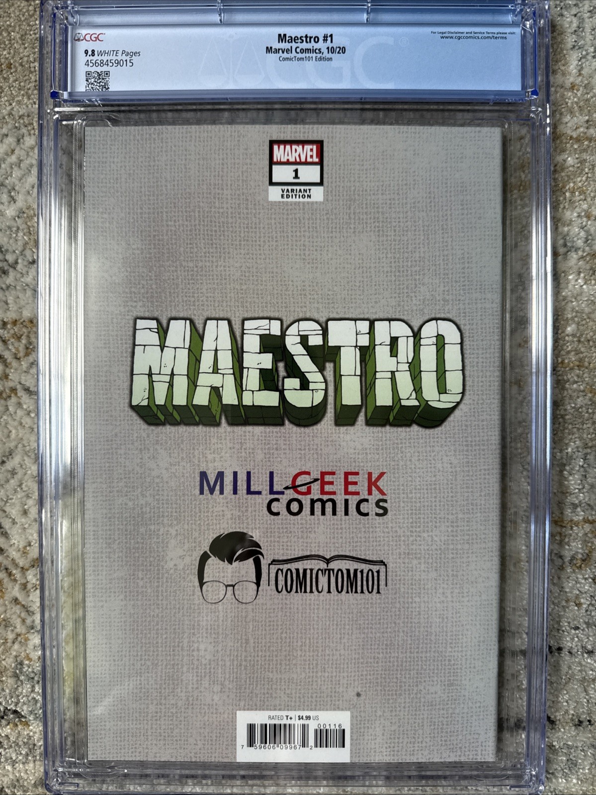 Marvel Comics Maestro #1 CGC 9.8 -ComicTom 101 Variant Cover ULTRA RARE ...