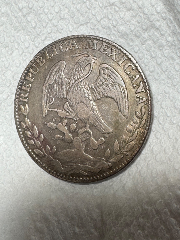 Mexico Go 1832 8 Reales silver coin | eBay