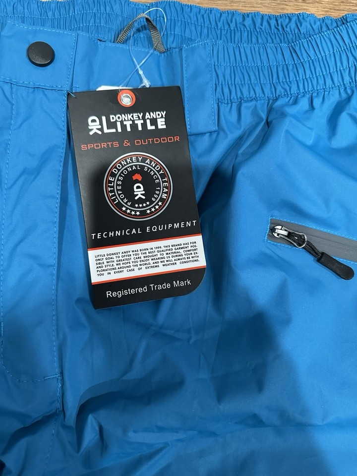 Little Donkey Andy Lightweight Waterproof Rain Pants Breathable Hiking ...