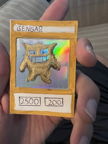 OOAK Custom Made Gengar Yugioh Card. Hand Painted. Signed. | eBay