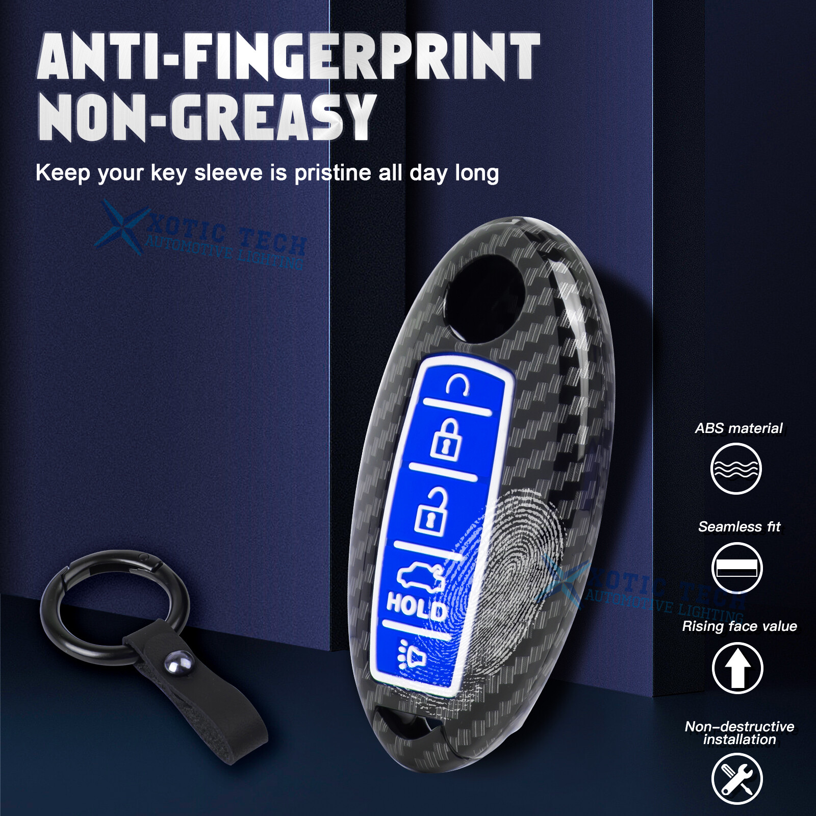 Key Fob Protector Skin Holder Cover For Infiniti QX30 QX70 G37 Nissan ...