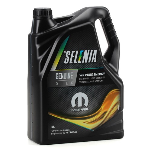 5L 5 Liter PETRONAS SELENIA Engine Oil WR PURE ENERGY 5W30 MOPAR FIAT 9 ...
