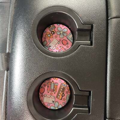 Teacher Back To School Neoprene Car Coasters | eBay