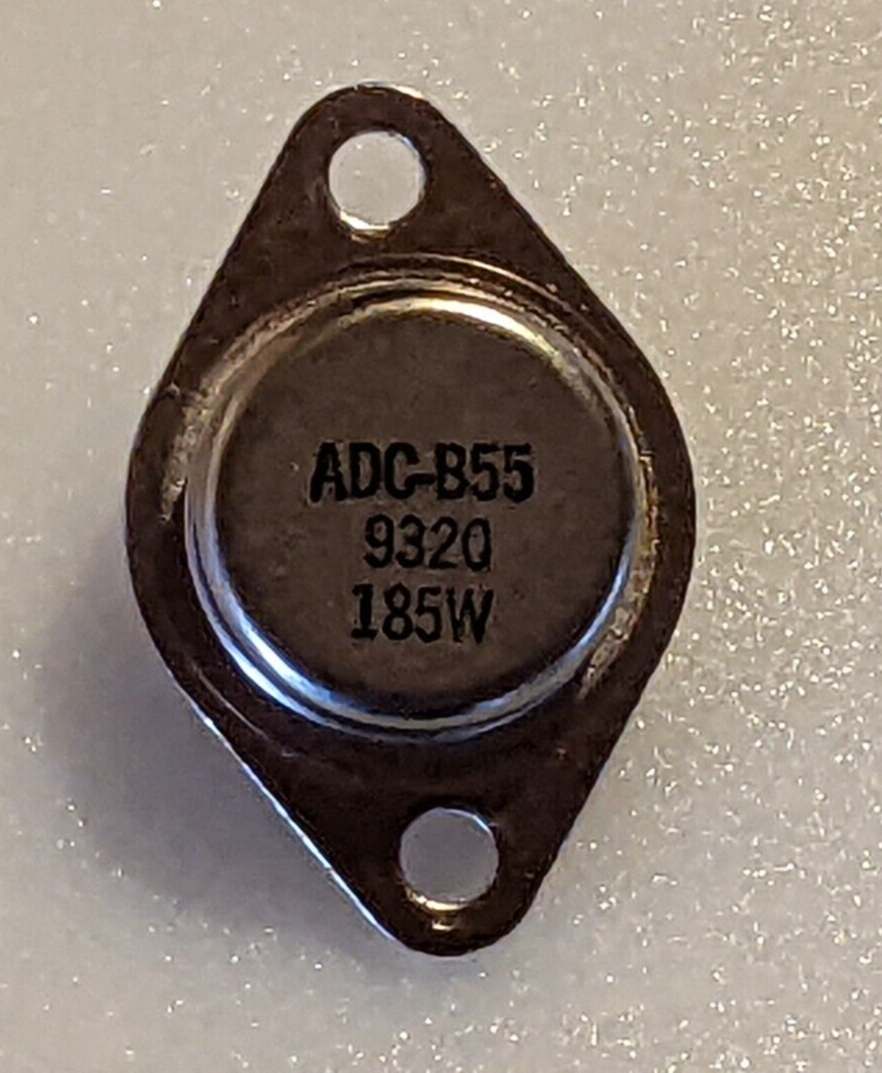 ORIGINAL USED ADCOM ADC-B55 OUTPUT TRANSISTOR PULLED FROM A WORKING ...