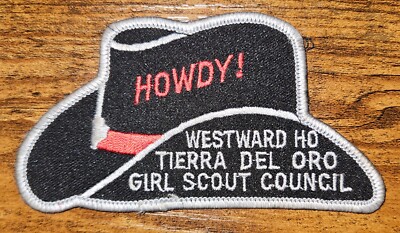 Vintage Girl Scout Council Tierra Del Oro New Mexico Westward Ho Cowboy ...