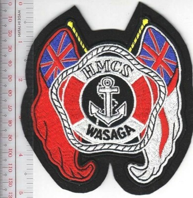 Canada Royal Navy RCN WWII HMCS Wasaga J-162 Minsweeper Bangor Class NO ...