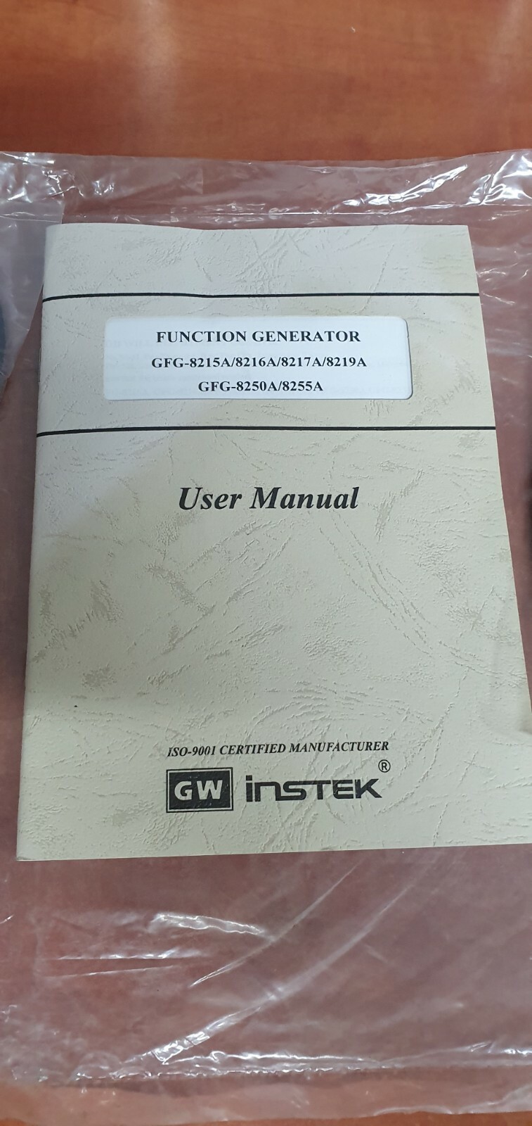 FUNCTION GENERATOR GFG-8215A/8216A/8217A/8219A GFG-8250A/8255A 2X ...