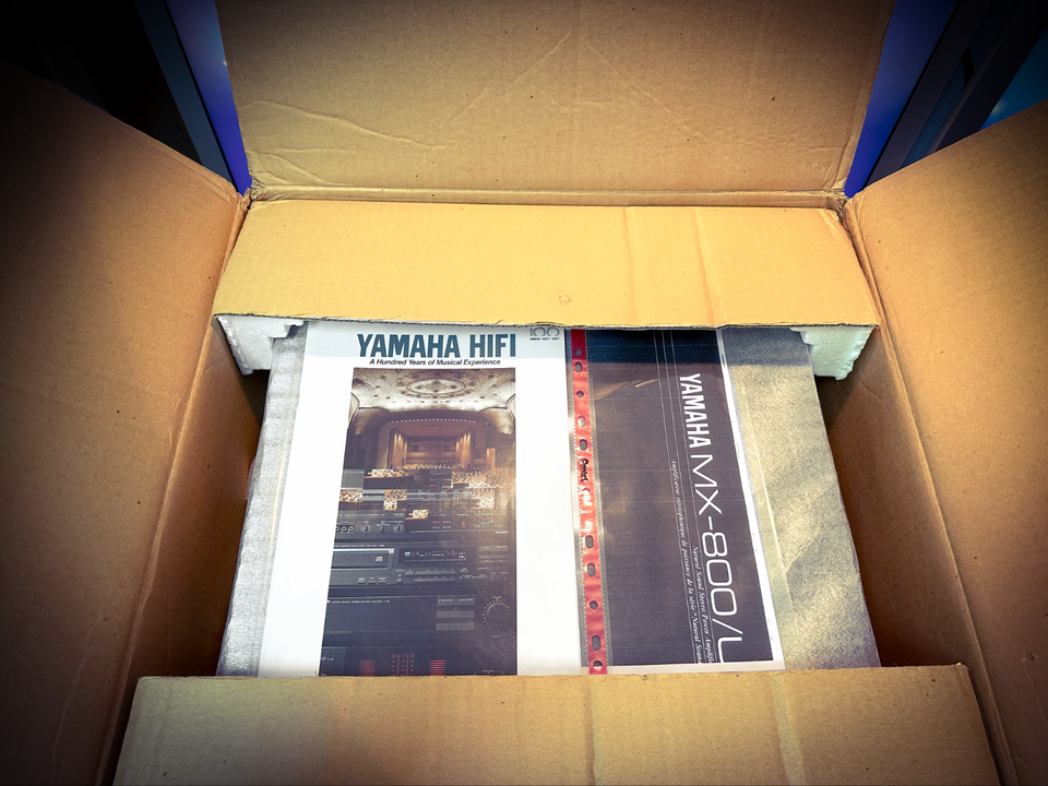 Yamaha MX-800 🌈RaRe🌈 Open Boxed Collector Vintage Stereo Power ...