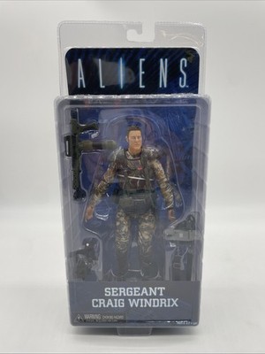 NECA Alien Sergeant Craig Windrix Marine 7" Action Figure Aliens Movie ...