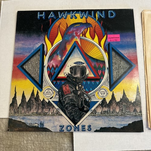 Hawkwind Zones 1983 Flick Knife Records LP Vinyl Prog Rock UK Press EX ...