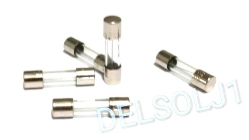 LOT OF 5 LF LITTELFUSE T6.3AL250V FUSES 250V 5mm x 20mm T6.3AL SLOW ...