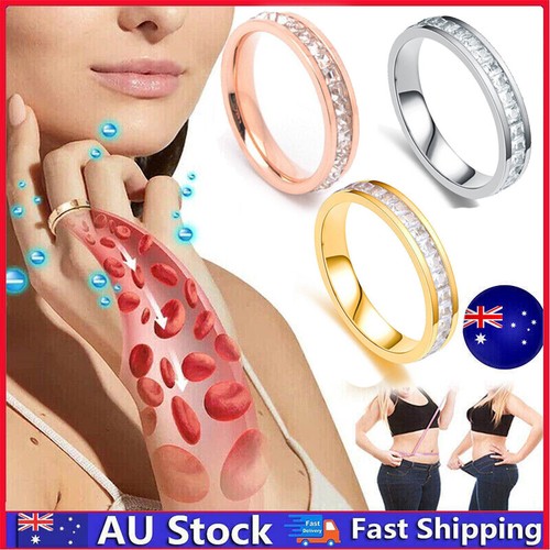 Thermogenic Moissanite Spinner Ring Vikanda Menlogie Thermic Rotatable Ring Gift | eBay