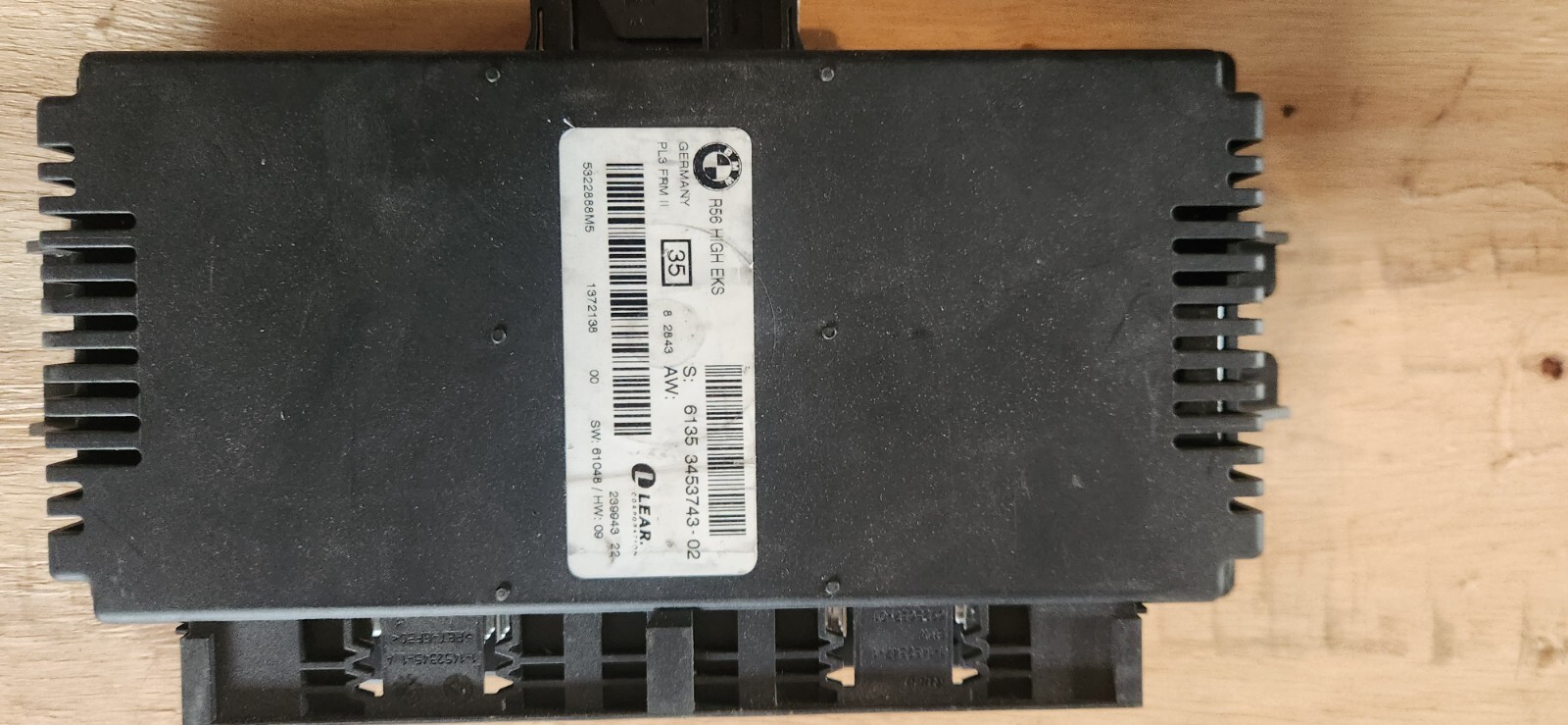 2007 2010 MINI COOPER R56 FOOTWELL LIGHT BODY CONTROL MODULE BCM HIGH ...