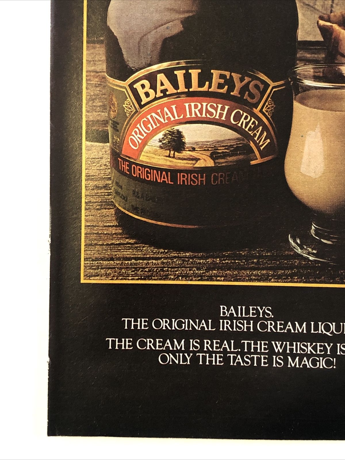1980 Baileys Original Irish Cream Liqueur VTG 80s PRINT AD Only Taste ...