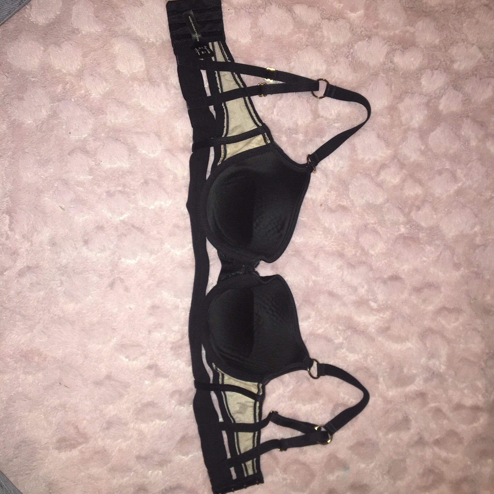 Rare Vintage Honey Birdette Grace Bra Size 12c/34c/34… - Gem