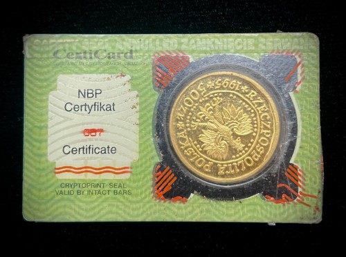 1995 Poland 500 Złotych Gold Coin | eBay