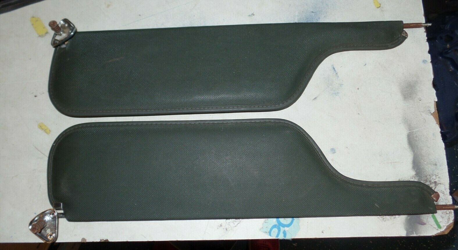 1970-1970 Ford Torino Fairlane Ranchero Cyclone Green Sunvisors Sun ...