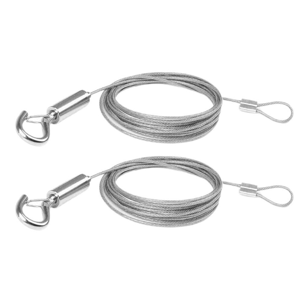 2PCS With Hook Loop Picture Hanging Wire Heavy Duty Stainless Steel ...