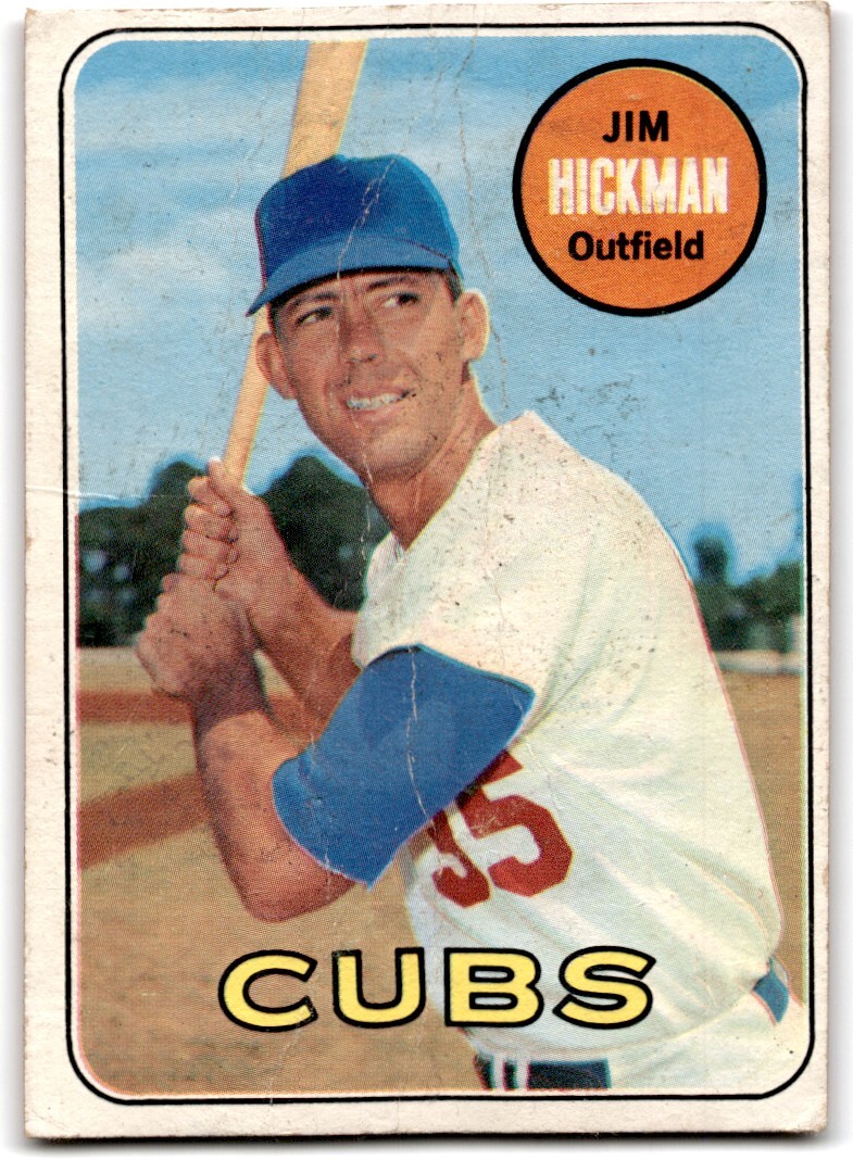 1969 Topps Jim Hickman Chicago Cubs #63 | eBay