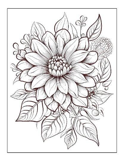 Sugar Blossoms: A Delightful Floral Coloring Affair | Spiral Bound ...