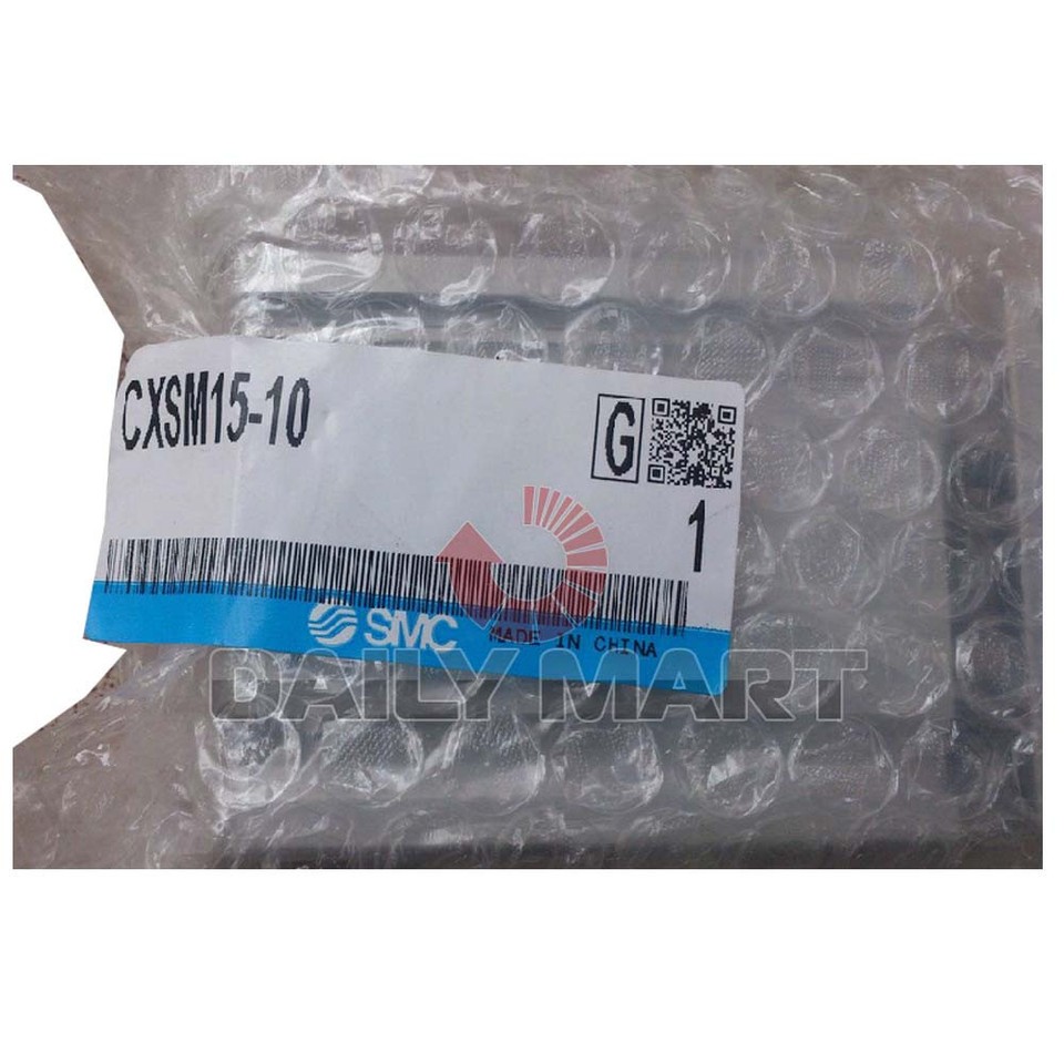 NEW SMC CXSM15-10 Cylinder Dual Rod 15mm Bore 10mm 14.5-101.5PSI 30 ...