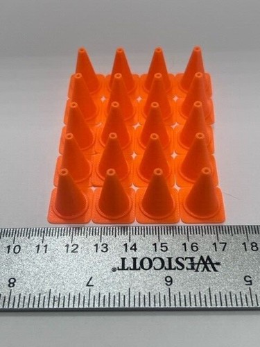 20x 20mm 3D Printed Traffic Cones Gate Marker Drift Course Rock Crawler ...