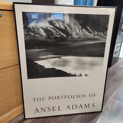 Ansel Adams Framed Poster,28x22 inches,The Portfolios of Ansel Adams | eBay