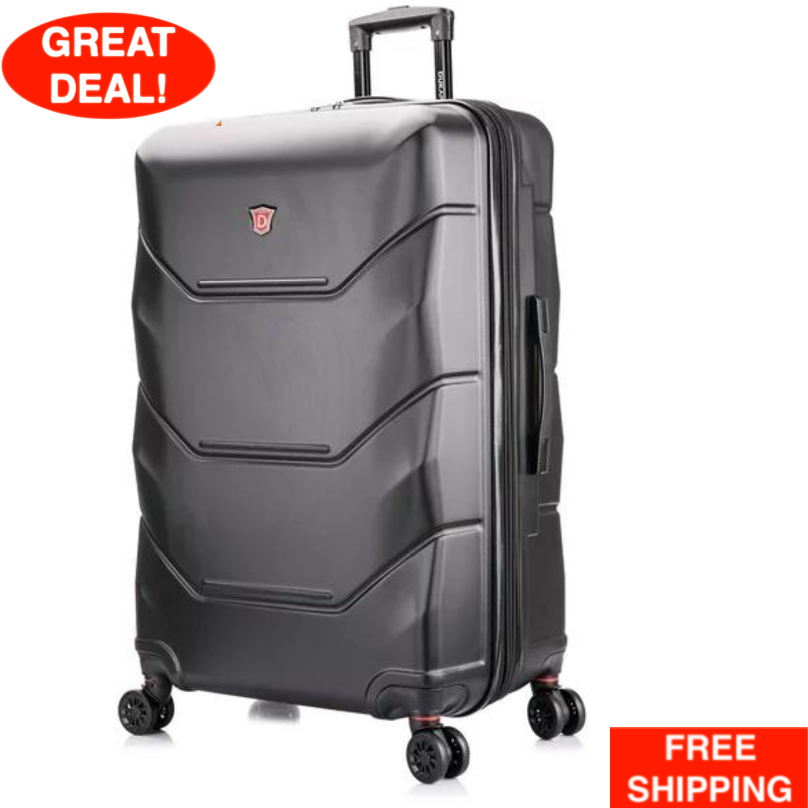 Lightweight 30 Inch Suitcase Hardside Luggage Spinner Wheels PC/ABS ...