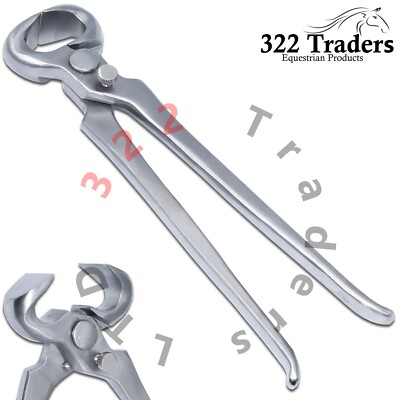 Professional Farrier Hoof Nipper Spring Loaded & Locking Nut Trimmer ...