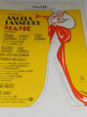 1966 sheet music Mame | eBay
