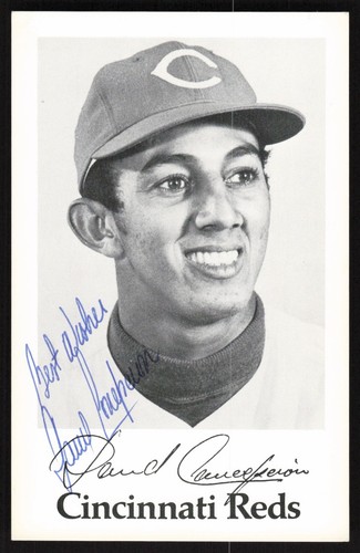 Dave Concepcion 1971 Reds Team Issued Postcard Signed Autograph | eBay