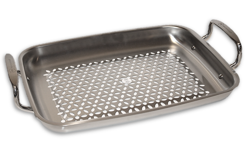 Princess House Barbecue Grill Pan BBQ Large Rectangle 18/10 Stainless ...